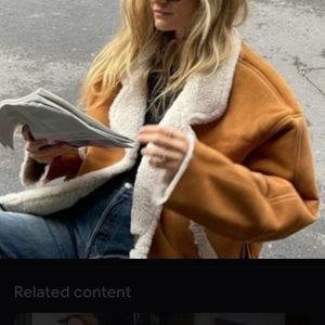 Sandro | Jackets & Coats | Sandro Royal Shearling Jacket | Poshmark